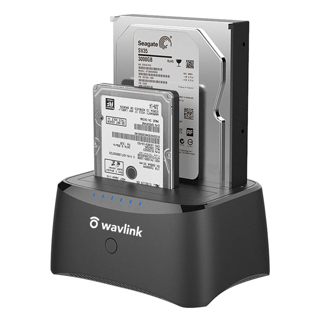 Wavlink USB To SATA I/II/III Dual Bay External Hard Drive, 53% OFF