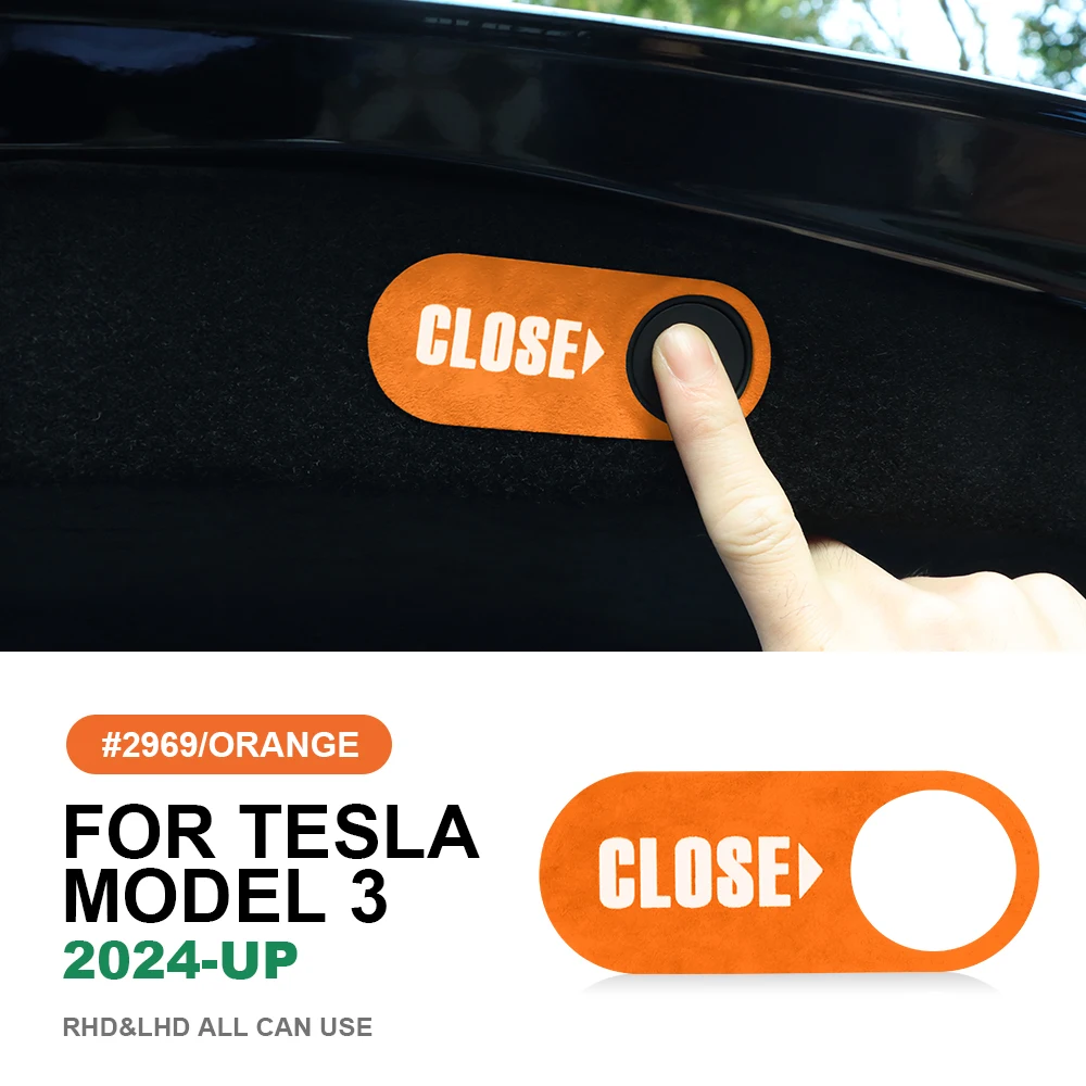 Italian-Top-Suede-Trunk-Close-Button-Protective-Trim-Stickers-For-Tesla ...