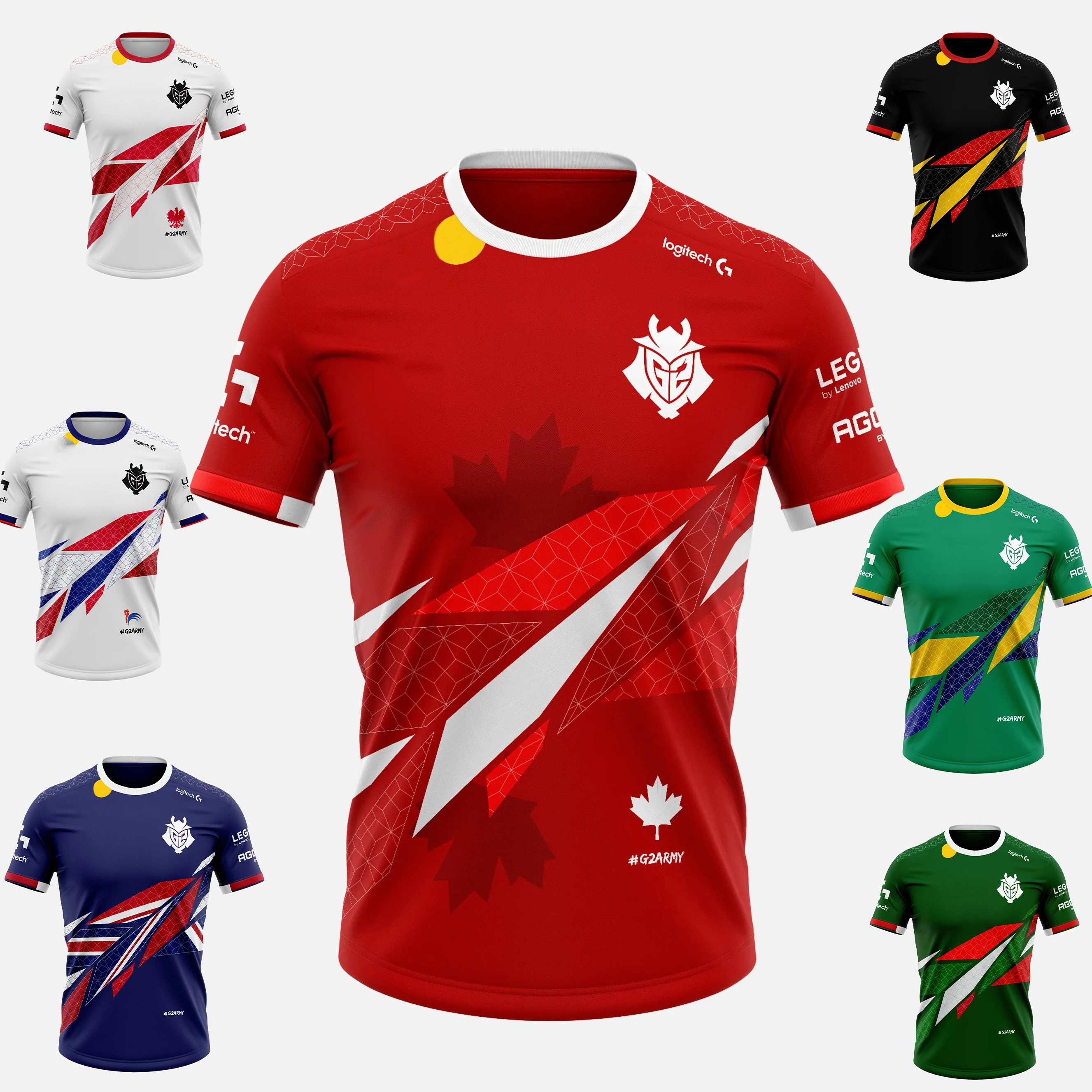 Spain-G2-Team-Jersey-E-sports-Shirt-League-of-Legends-G2-Game-E-sports ...