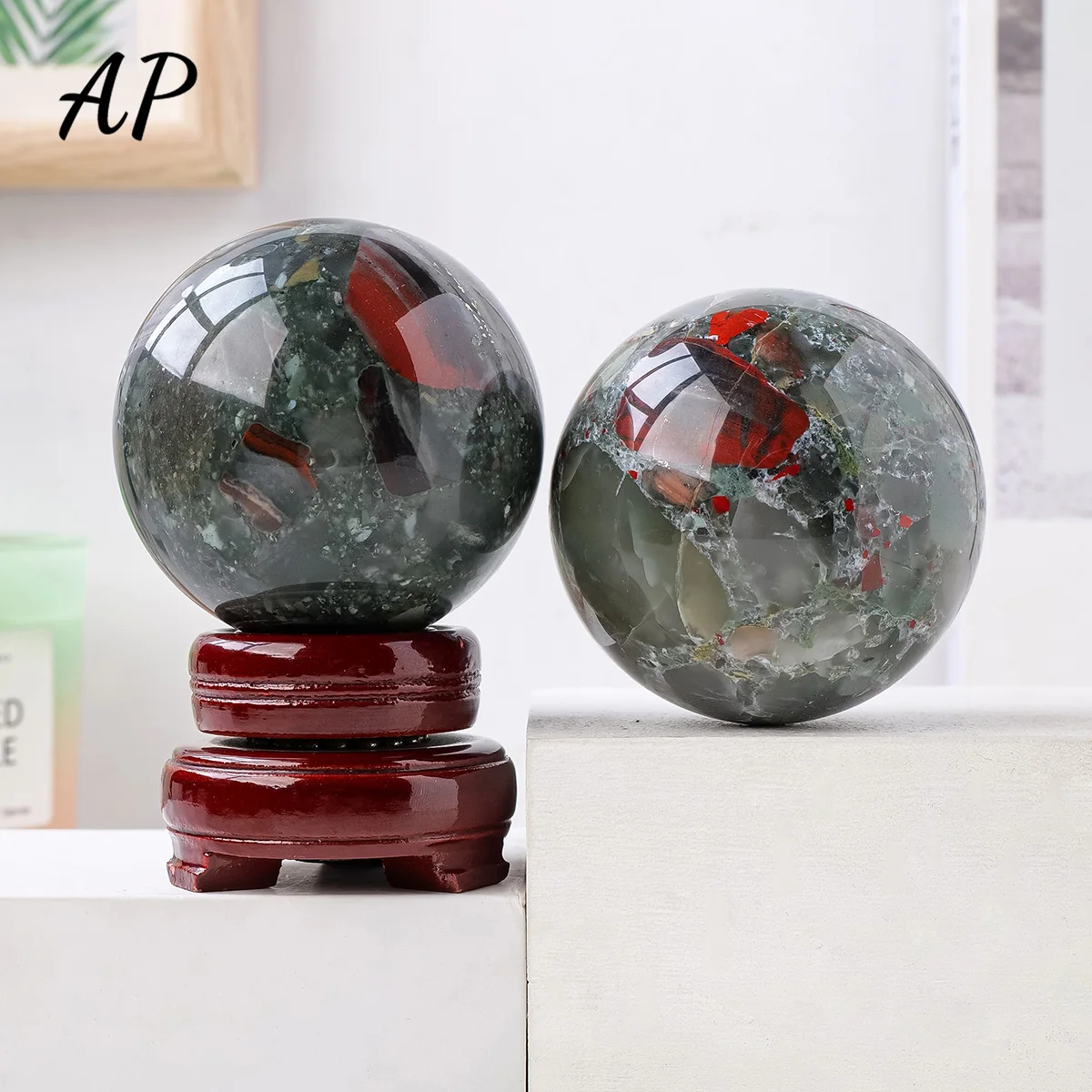 1PC-Natural-Crystal-African-Blood-Stone-Original-Stone-Ball-Polishing ...