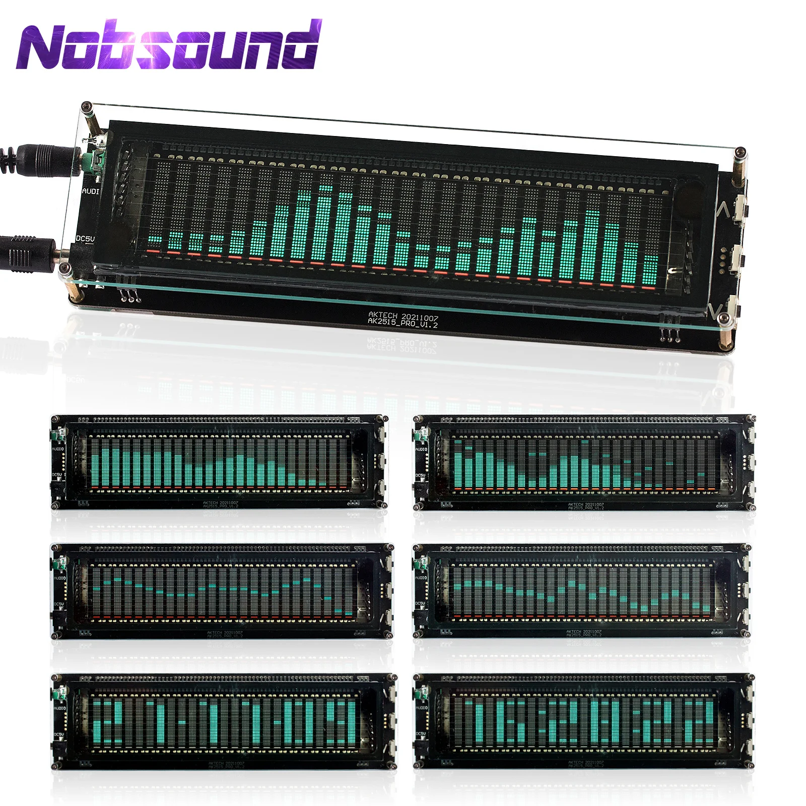 Music Spectrum Sound Level Indicator | Ak2515 Vfd Music Audio Spectrum ...