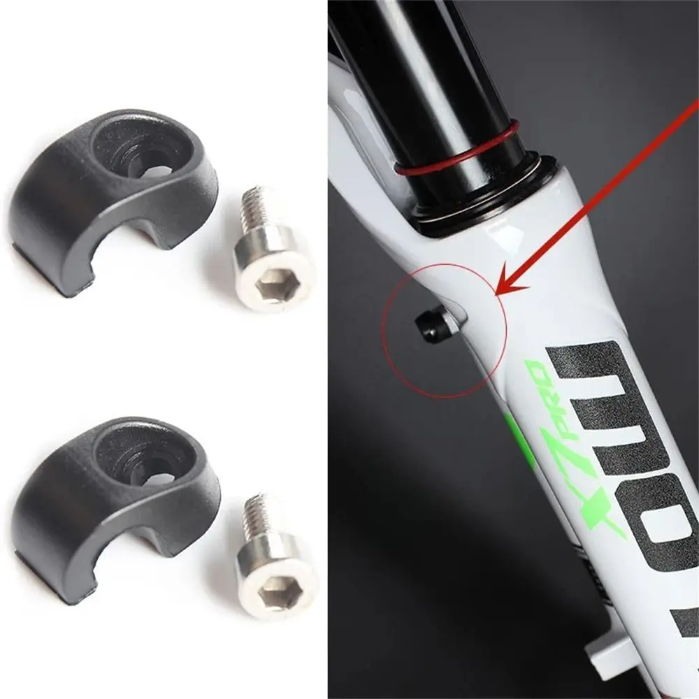 Frein vélo,Pince de câble de fourche de vélo,5 pièces,tuyau de frein à ...