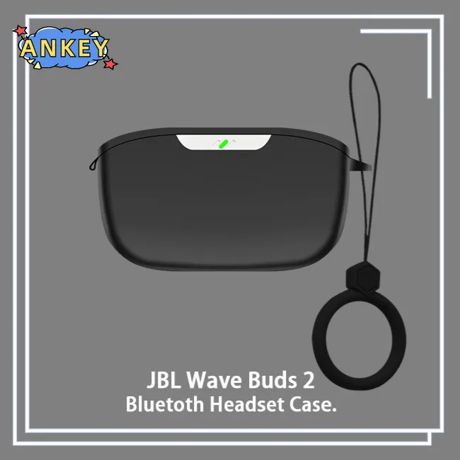 Case for JBL Wave Buds 2 Protective Cover ring Anti-fall Soft Silicone ...