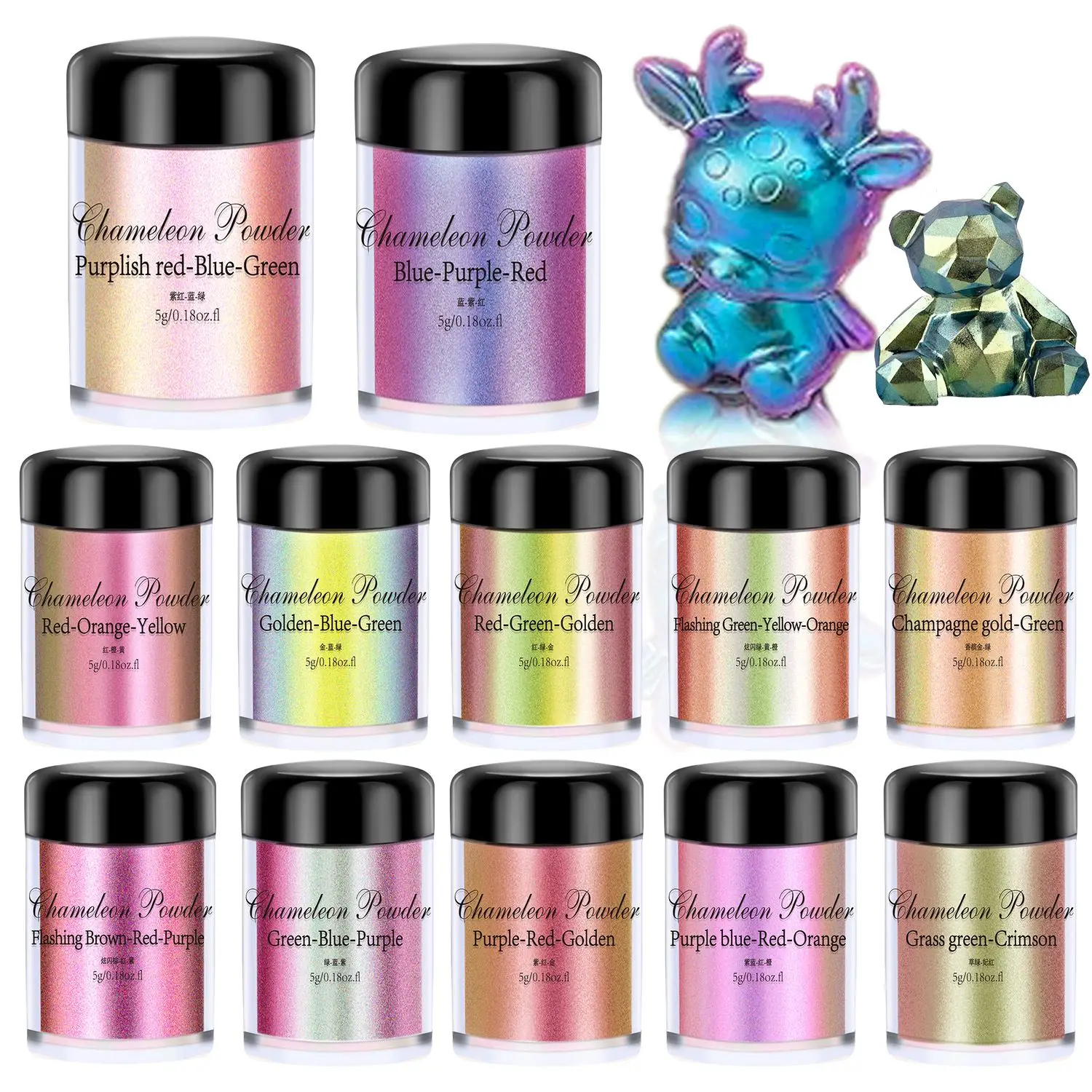 5g-Chameleon-Powder-Nail-Staining-Mica-Powder-Colorant-Resin-Pigment ...