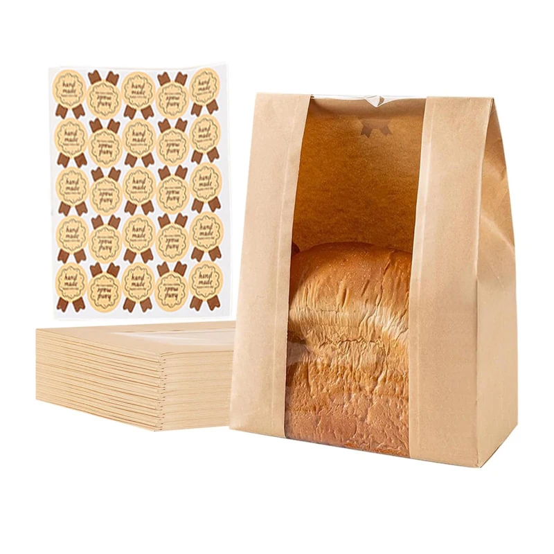 Bolsas-de-papel-para-pan-de-25-piezas-gran-bolsa-de-panader-a-de-papel ...
