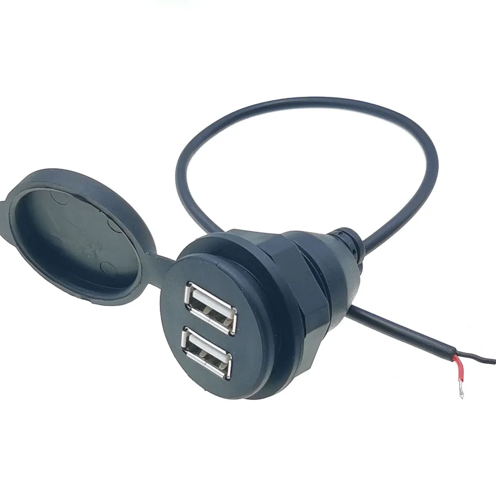 1pc-Threaded-Double-Layer-Usb-Female-Base-usb2-0-Port-2-0USB-Lamp-Power ...