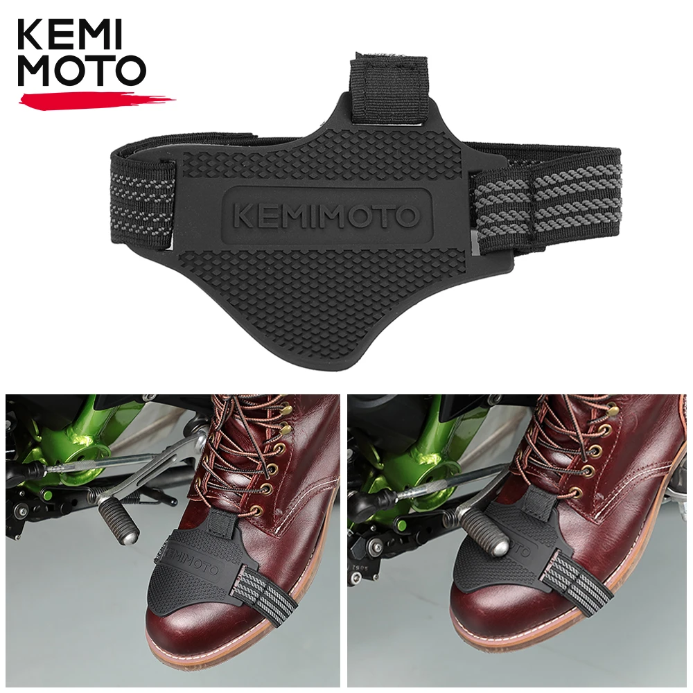 Kemimoto Motorcycle Gear Shift Pad Adjustable Motorcycle Shoe Cover ...