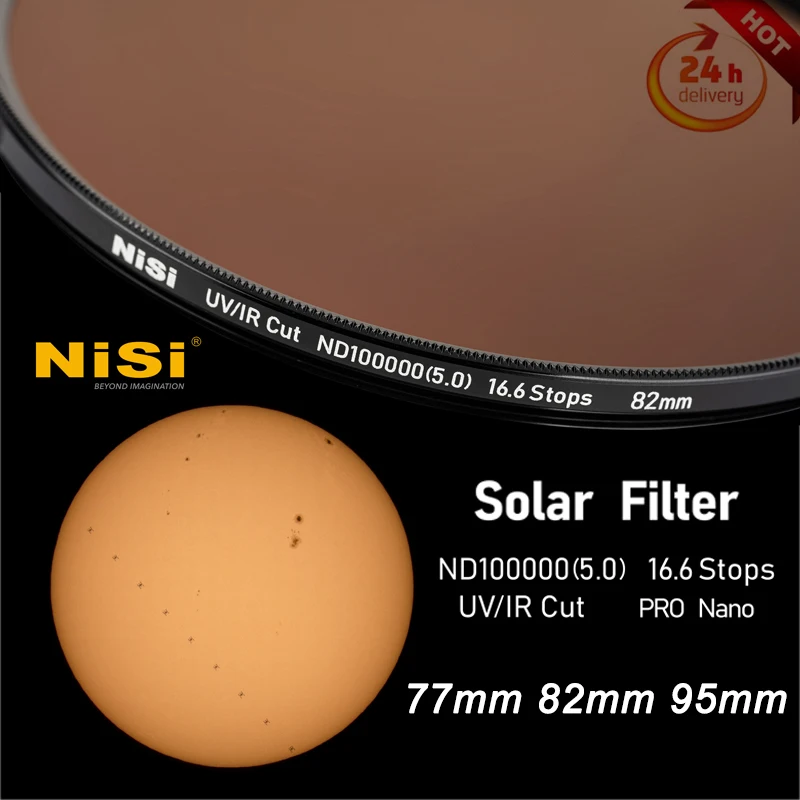NiSi-Solar-UV-Filter-77mm-82mm-95mm-ND100000-5-0-16-6-Stops-High-Gear ...