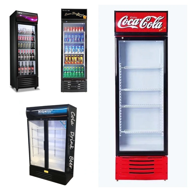 Supermarket-Glass-Door-Drink-Display-Fridge-Cooler-Cola-Chiller-Cabinet ...