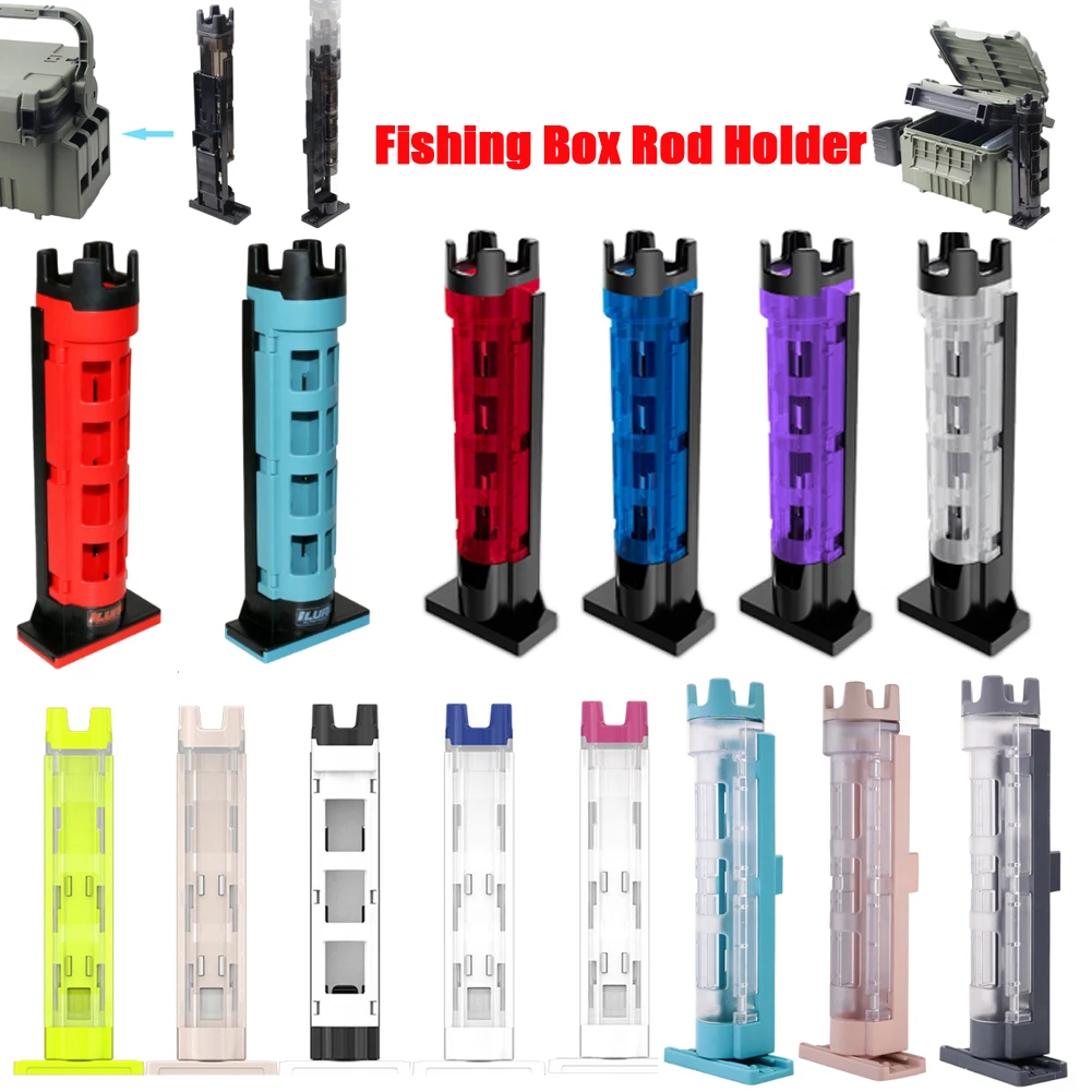 Plastic-Fishing-Box-Rod-Display-Bracket-Detachable-Fishing-Pole-Tube ...