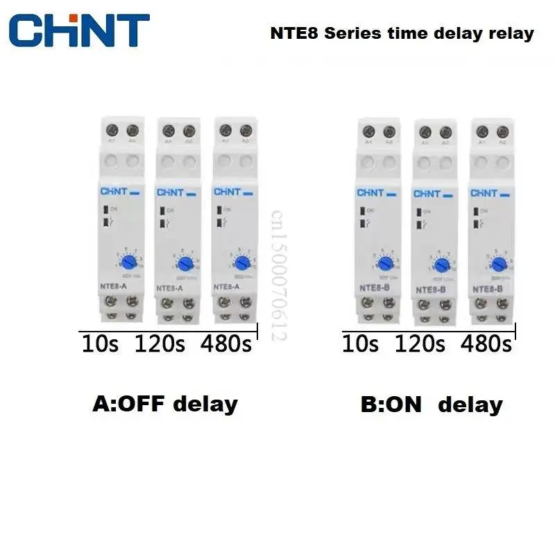 CHINT-NTE8-Series-5S-10S-120S-480S-Control-Off-Power-Time-Delay-Relay ...