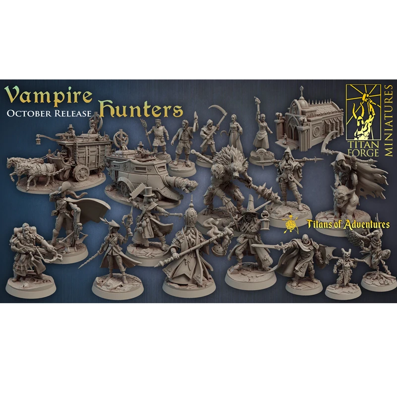 Hunter-Human-Elf-Dwarf-Werewolf-Dragon-and-Dungeon-DND-Running-Team ...