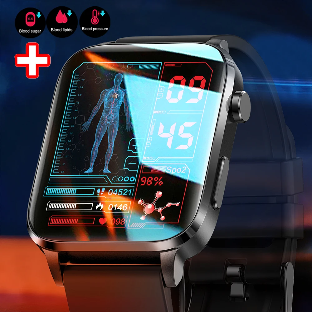 Relógio Inteligente Médico F100 de Açúcar no Sangue, Tratamento ...