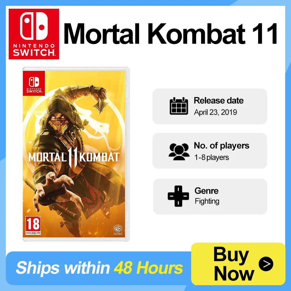 Mortal Kombat 11 Nintendo Switch Game Deals 100% Official Original ...