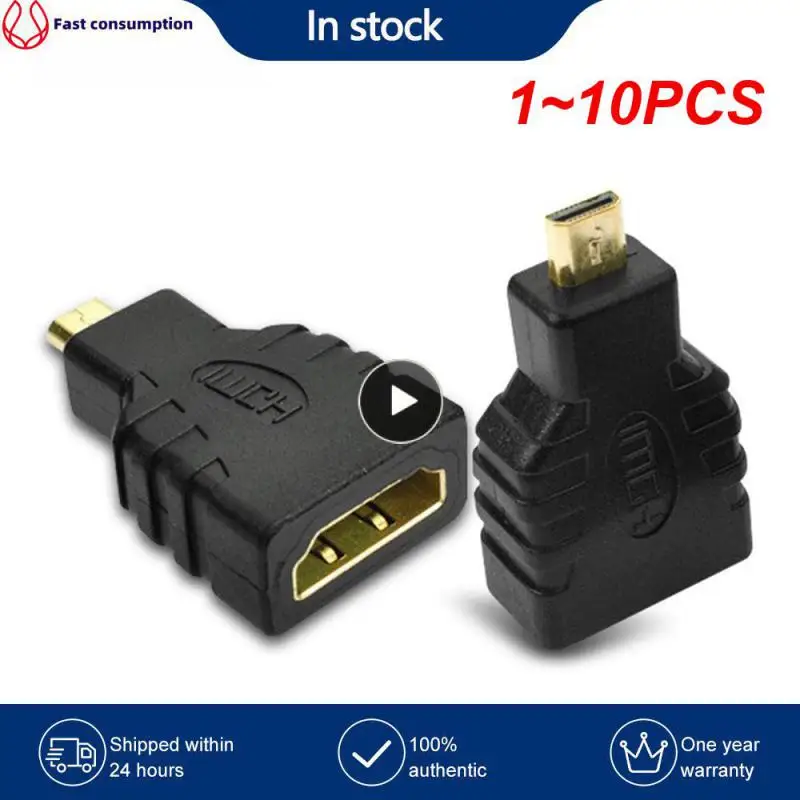 1-10PCS-Micro-Adapter-Type-D-Micro-Mini-Male-To-Female-Cable-Connector ...