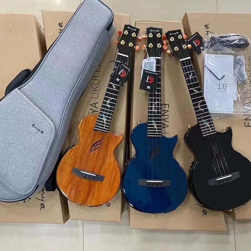 Enya-Ukulele-26-one-piece-shape-plus-shock-electric-box-all-single ...