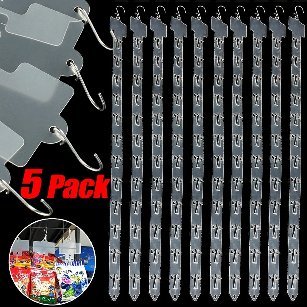Plastic-Snack-Hanging-Strips-Store-Hang-Snacks-Display-Hanger-No-Hook ...