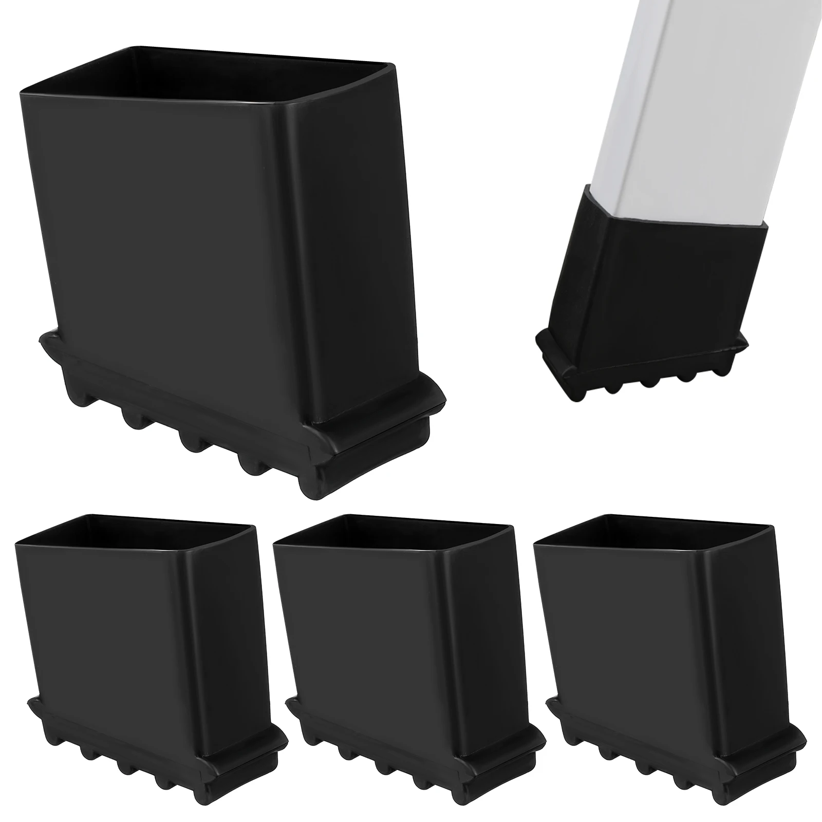 4Pcs Step Ladder Feet Covers Non-slip Ladder Feet Rubber Pad Versatile ...