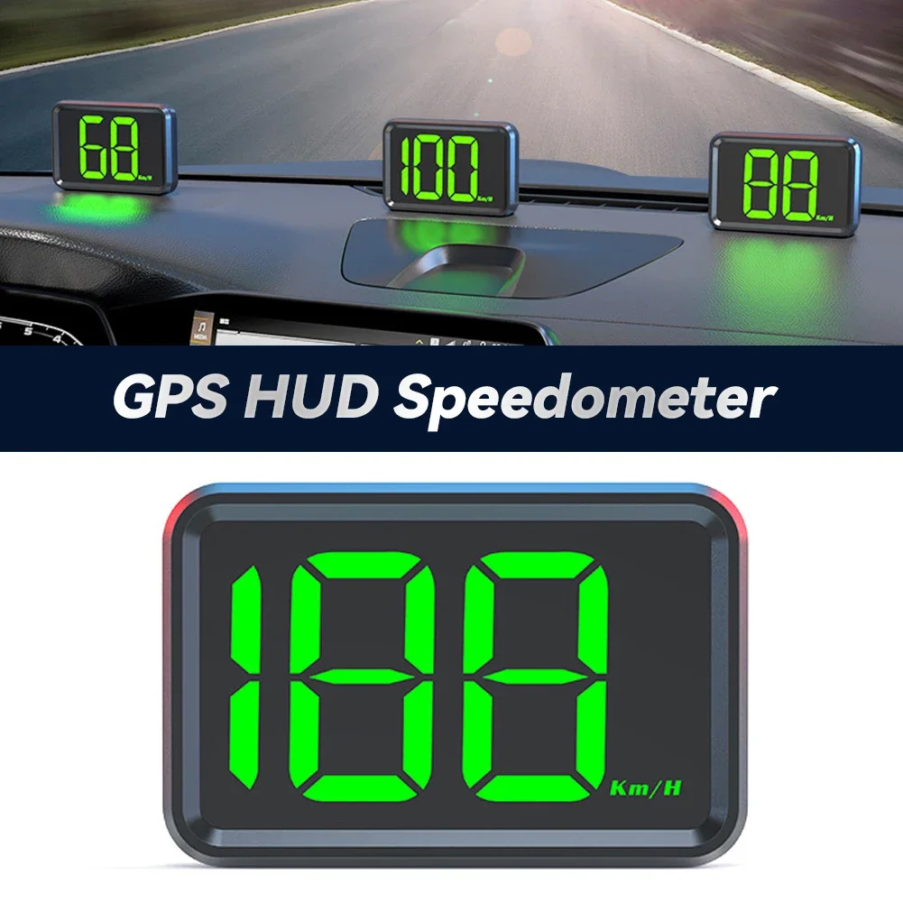 Car-Digital-HUD-Head-Display-Speedometer-GPS-Speed-Meter-KMH-MPH ...