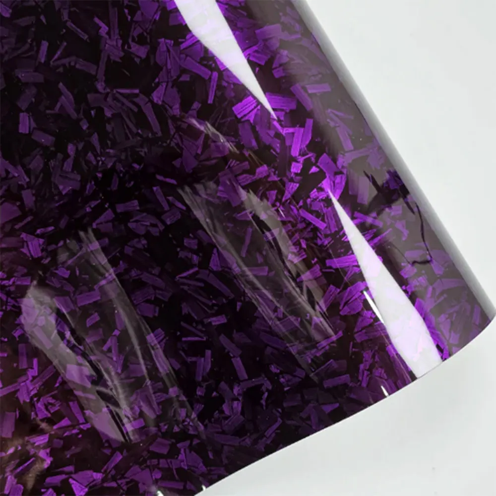Glossy-Purple-forged-Carbon-Fiber-Film-6D-PET-Waterproof-Vinyl-Car-Wrap ...