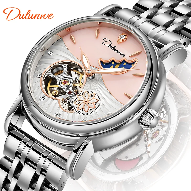 Ladies Tourbillon Mechanical Watch | Mechanical Moon Phase Watches ...