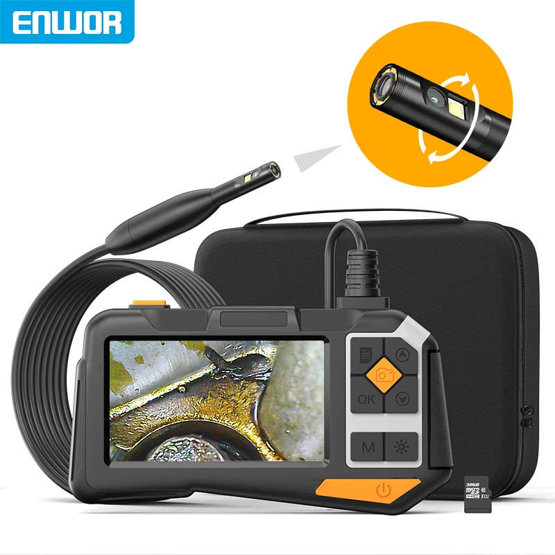 360-Degree-Auto-Rotate-Endoscope-Camera-HD-1080P-4-5-Inch-IPS-Screen ...