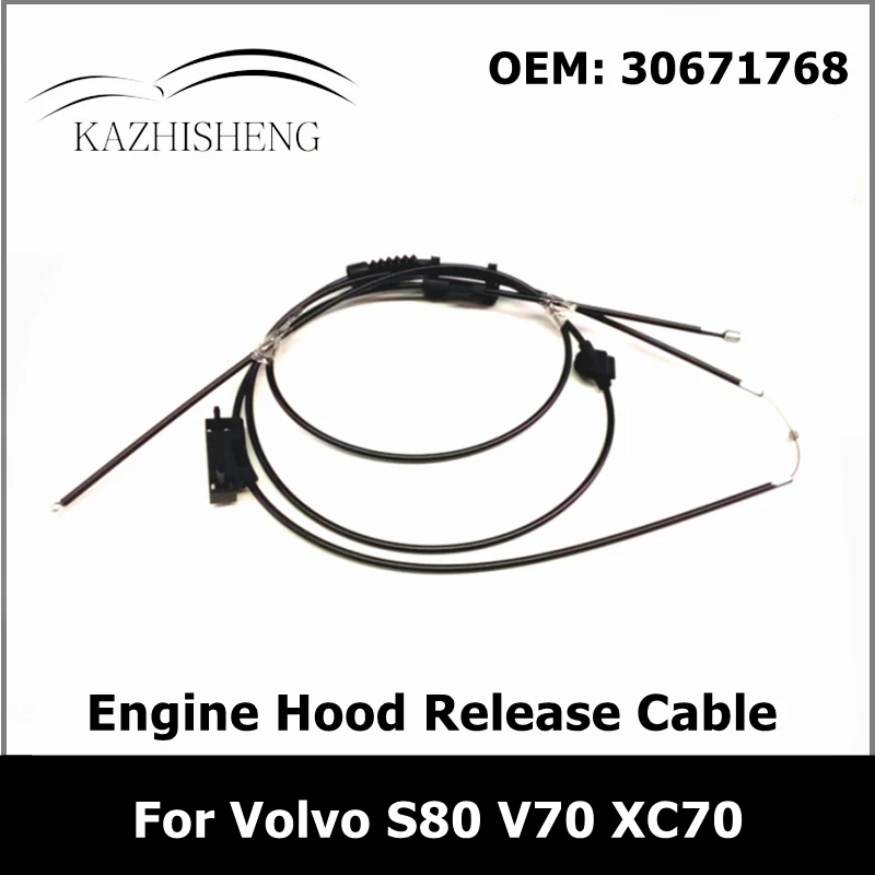 30671768 Automobile Engine Hood Release Cable for Volvo S80 V70 XC70 ...