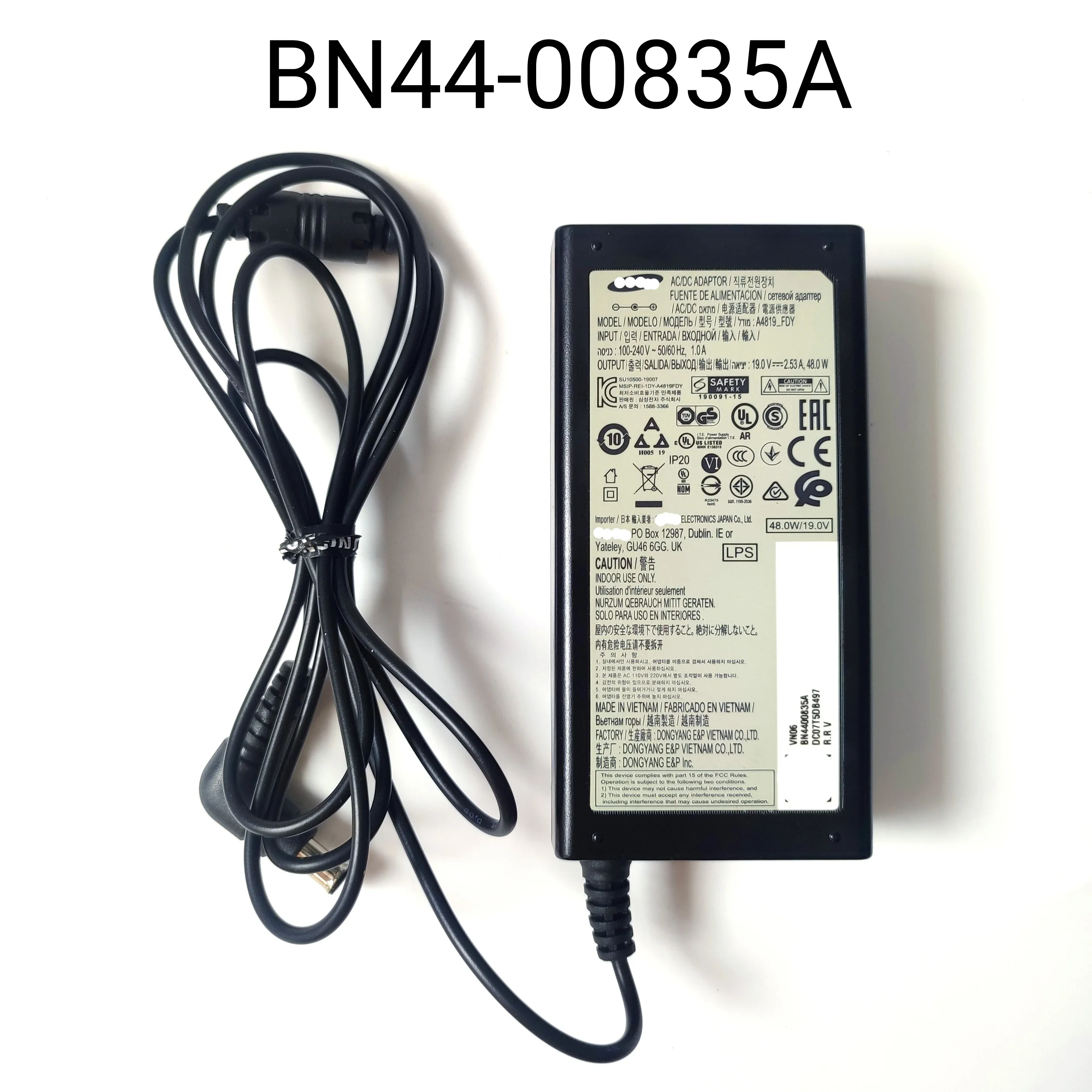 AC-DC-Power-Adapter-BN44-00835A-BN4400835A-A4819-FDY-for-HW-KM37-ZA-HG32AD450-UA32J4003 ...