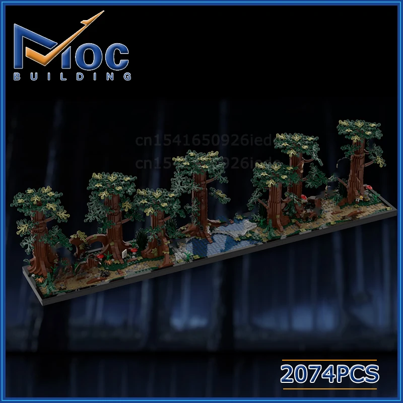 2074pcs-Classic-Movie-MOC-Forbidden-Forest-Scenery-Building-Block-Model-DIY-Assembly-Brick-Toy ...