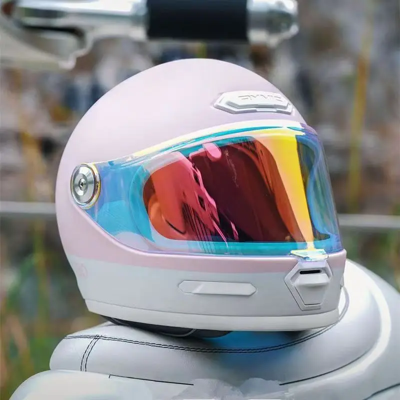 Casco de motocicleta retro con certificación DOT ECE de RYMIC, casco ...