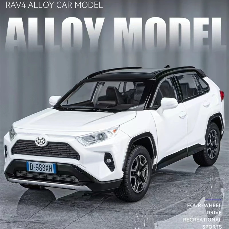 New-1-32-Toyota-RAV4-SUV-2023-Alloy-Die-Cast-Toy-Car-Model-Sound-and ...