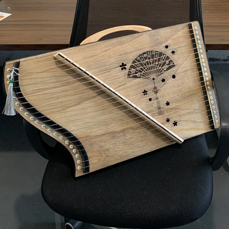Chinese-Traditional-21-Strings-Musical-Instrument-Guzheng-Fingering ...