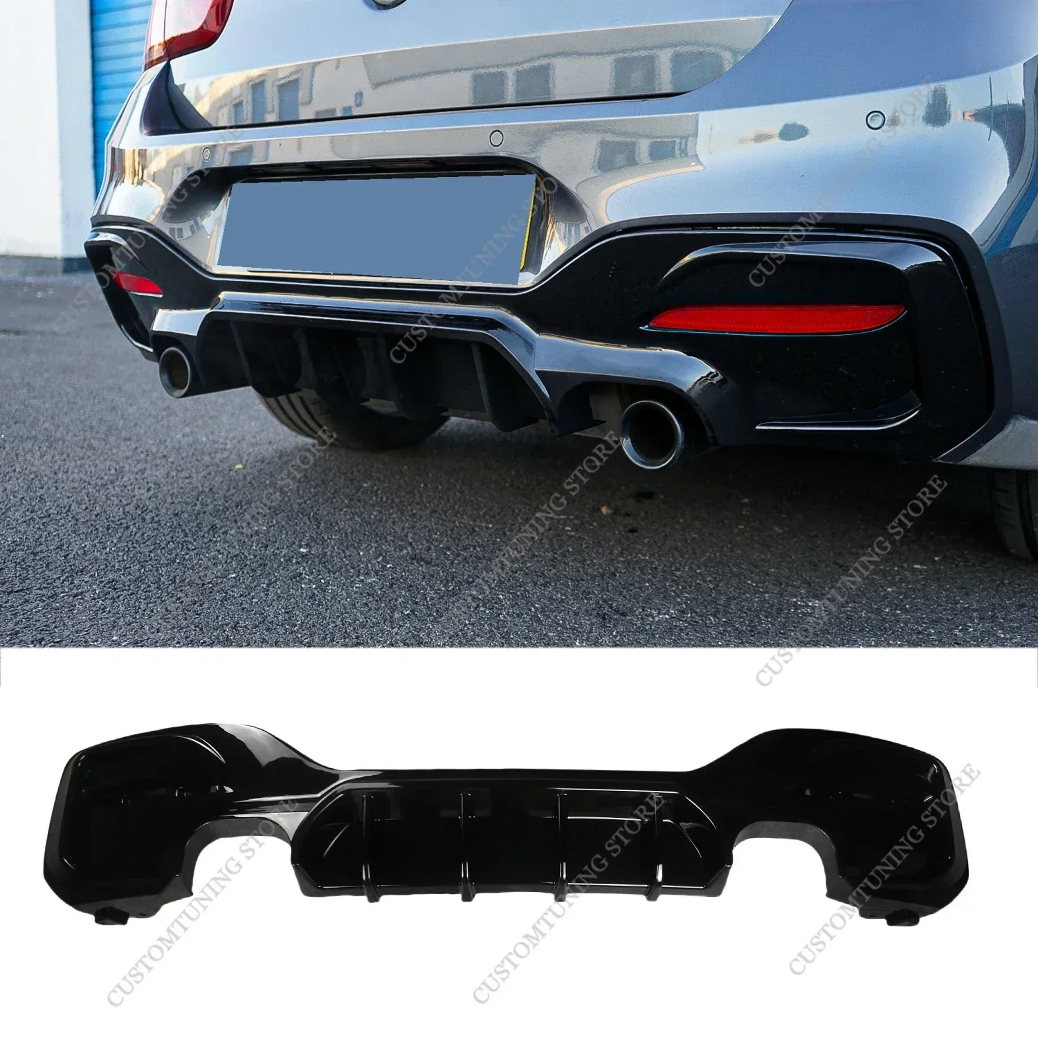 For Bmw F20 F21 M135i M140i M Sport 2015-2019 Lci Gloss Black MP Style ...