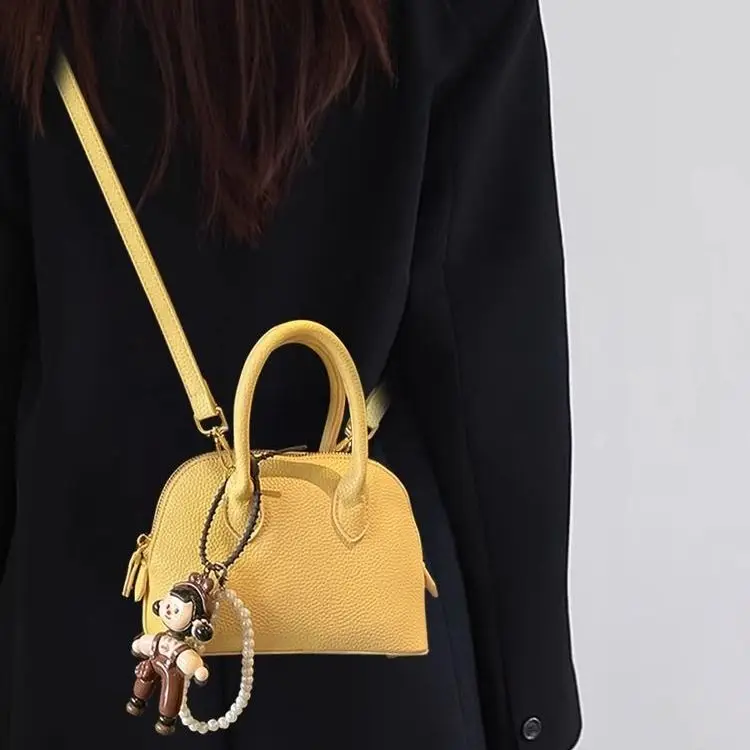 Versatile Commuter Yellow ell Handbag Women's 2025 New Spring Summer ...
