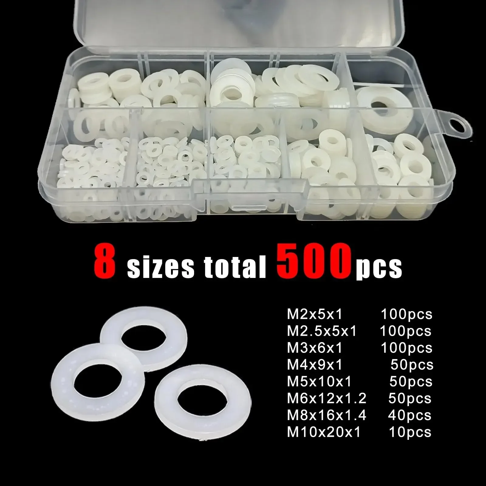 500Pcs-M2-M2-5-M3-M4-M5-M6-M8-M10-White-Plastic-Nylon-Flat-Washer-Flat.jpg