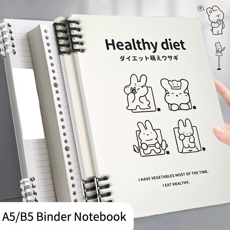 A5-B5-Coil-Notebook-60-Sheets-of-Binder-Notebook-Japanese-Cover-Design ...