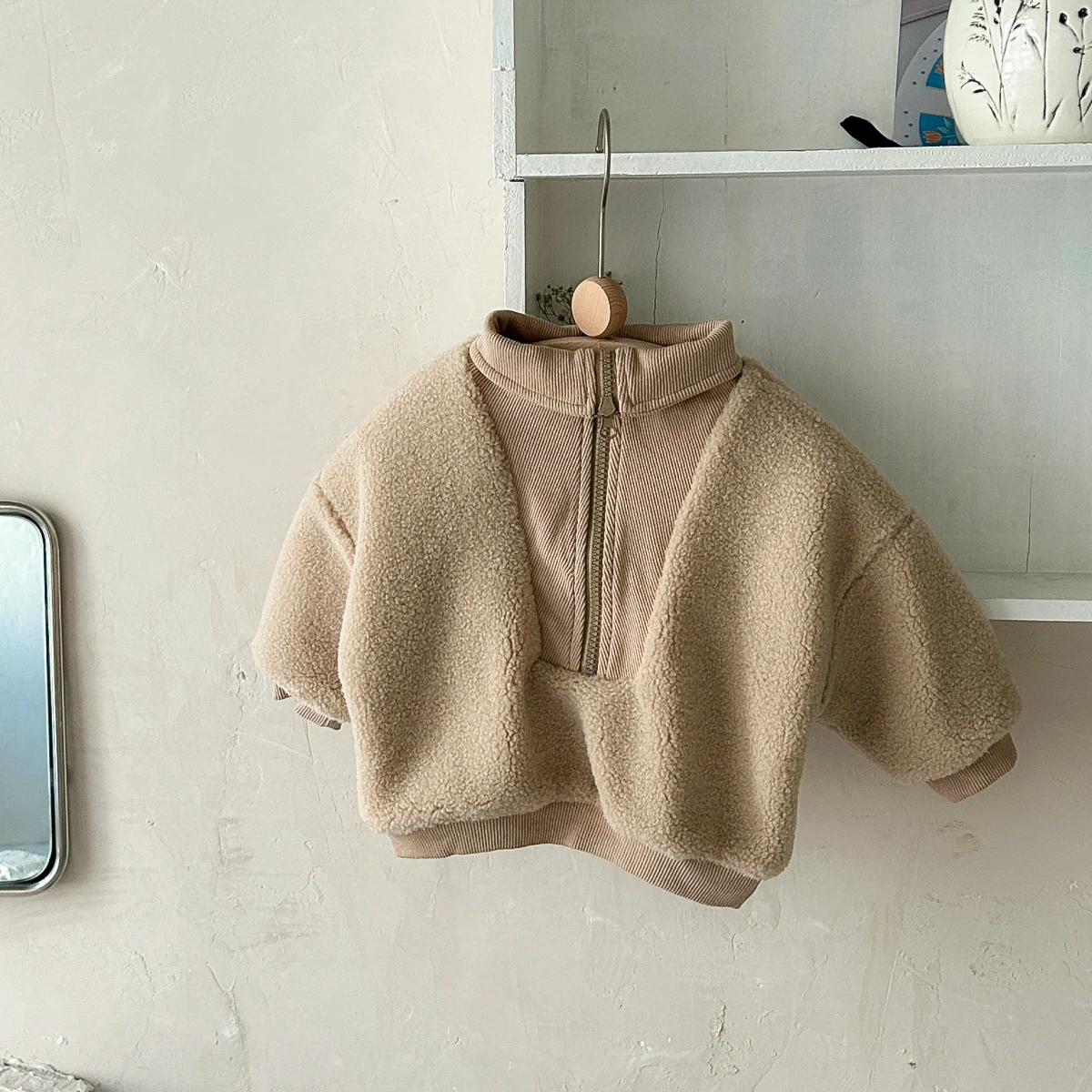 2024 Winter New Toddler Suit Fleece Boys Girls Baby Clothes Tops Long ...