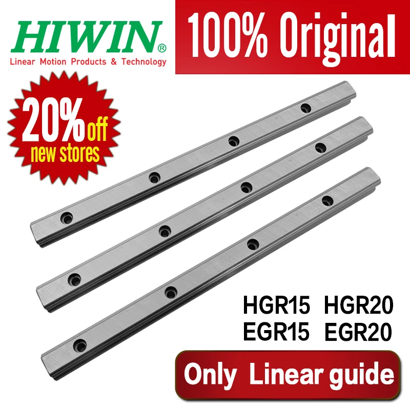Genuine HIWIN Brand Linear Guides HGH15CA HGH20CA HGH25CA linear carriage EGH15CA EGH20CA ...