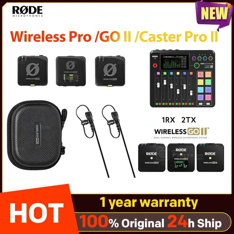 Rode-Wireless-Pro-GO2-GO-II-RODECaster-Pro-II-2-4g-Wireless-Lavalier ...