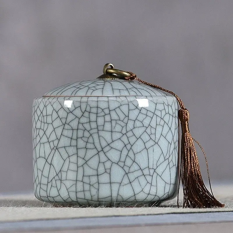 Modern Chinese Luxury Tea Box Vintage Kitchen Porcelain Jars Tea Box ...