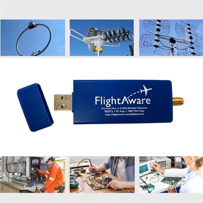 JABS ADS B 수신기 R820T2 19DB 1075Mhz 1105Mhz FA ADSB PSP Pro 스틱 플러스 고성능 ADS B SDR 수신기| | - AliExpress