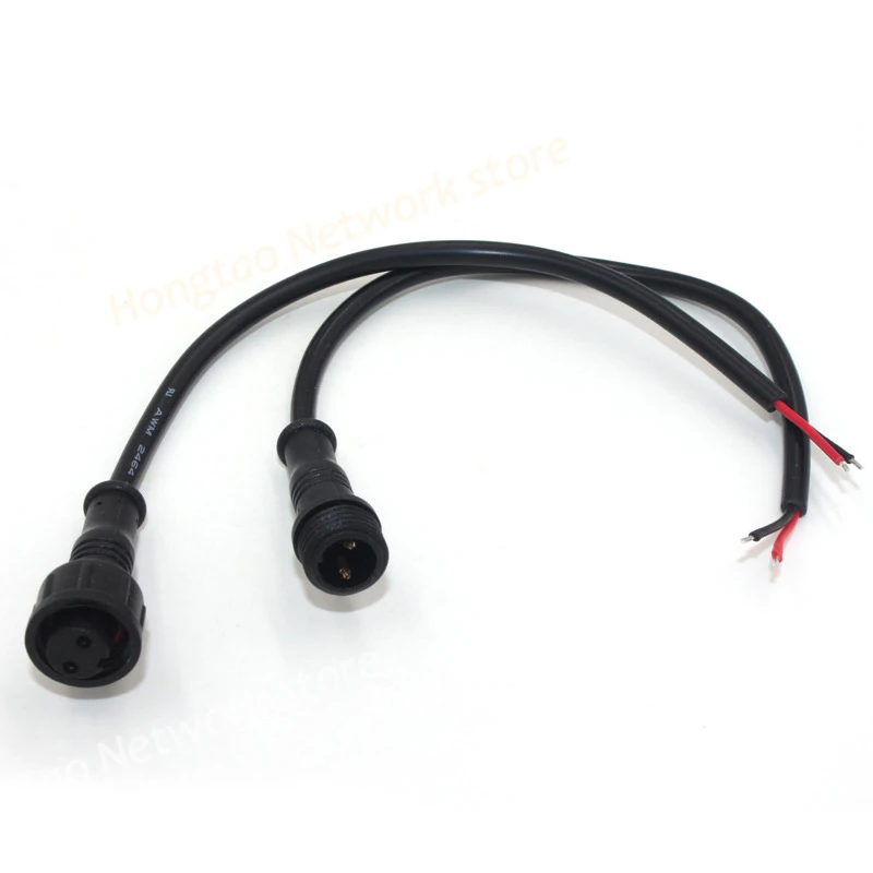 2-3-4-pin-core-DC-male-female-connector-power-3A-Cable-Copper-Wire ...