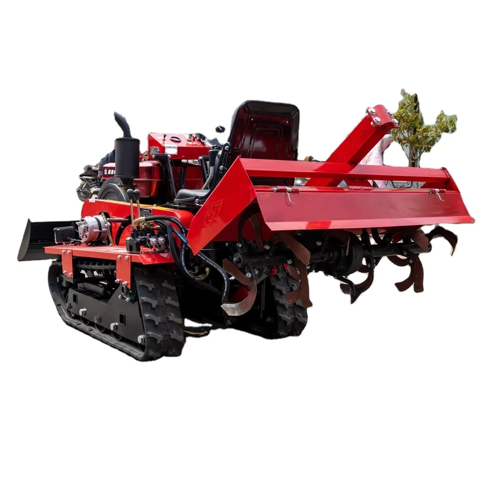 Mini-crawler-bulldozer-agricultural-crawler-rotary-tiller-crawler ...