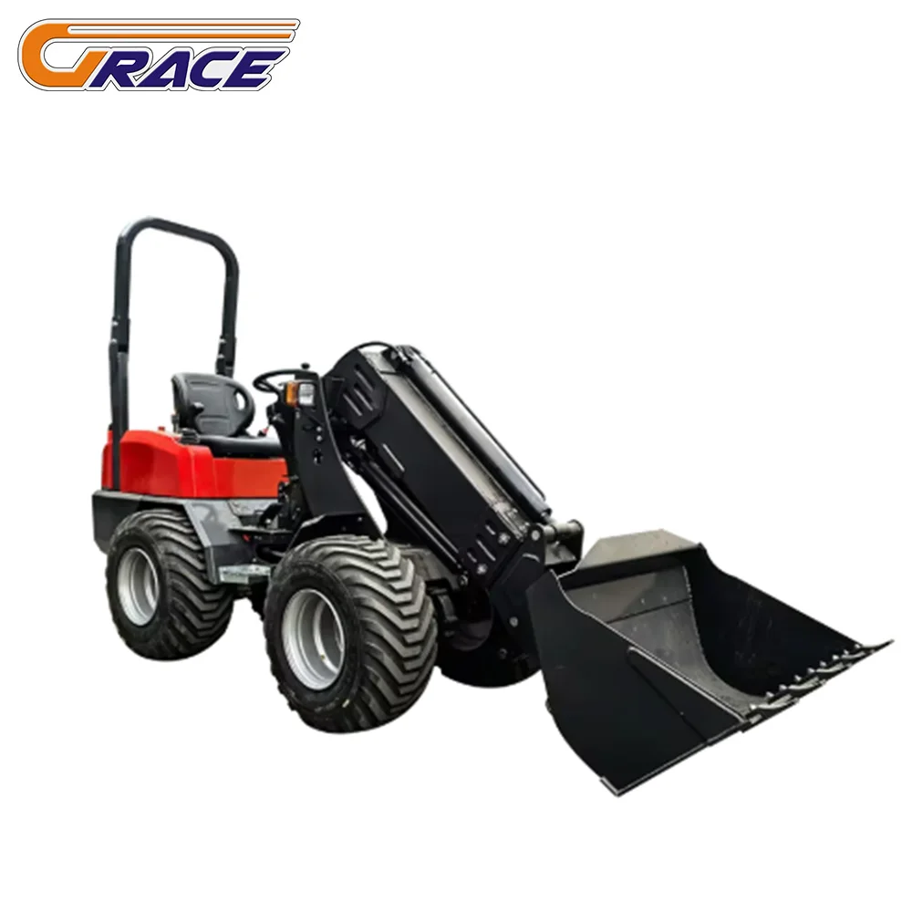 Customized telescopic arm loader, mini loader, hydraulic wheel loader ...