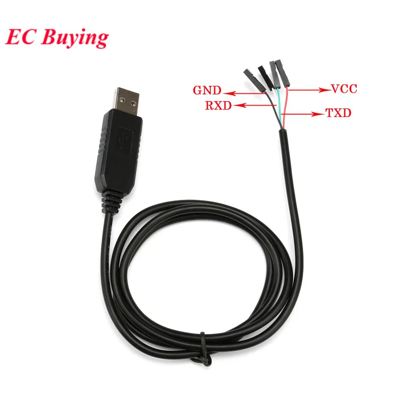1pcs-PL2303-PL2303HX-USB-to-UART-TTL-Cable-Module-4p-4-pin-RS232 ...