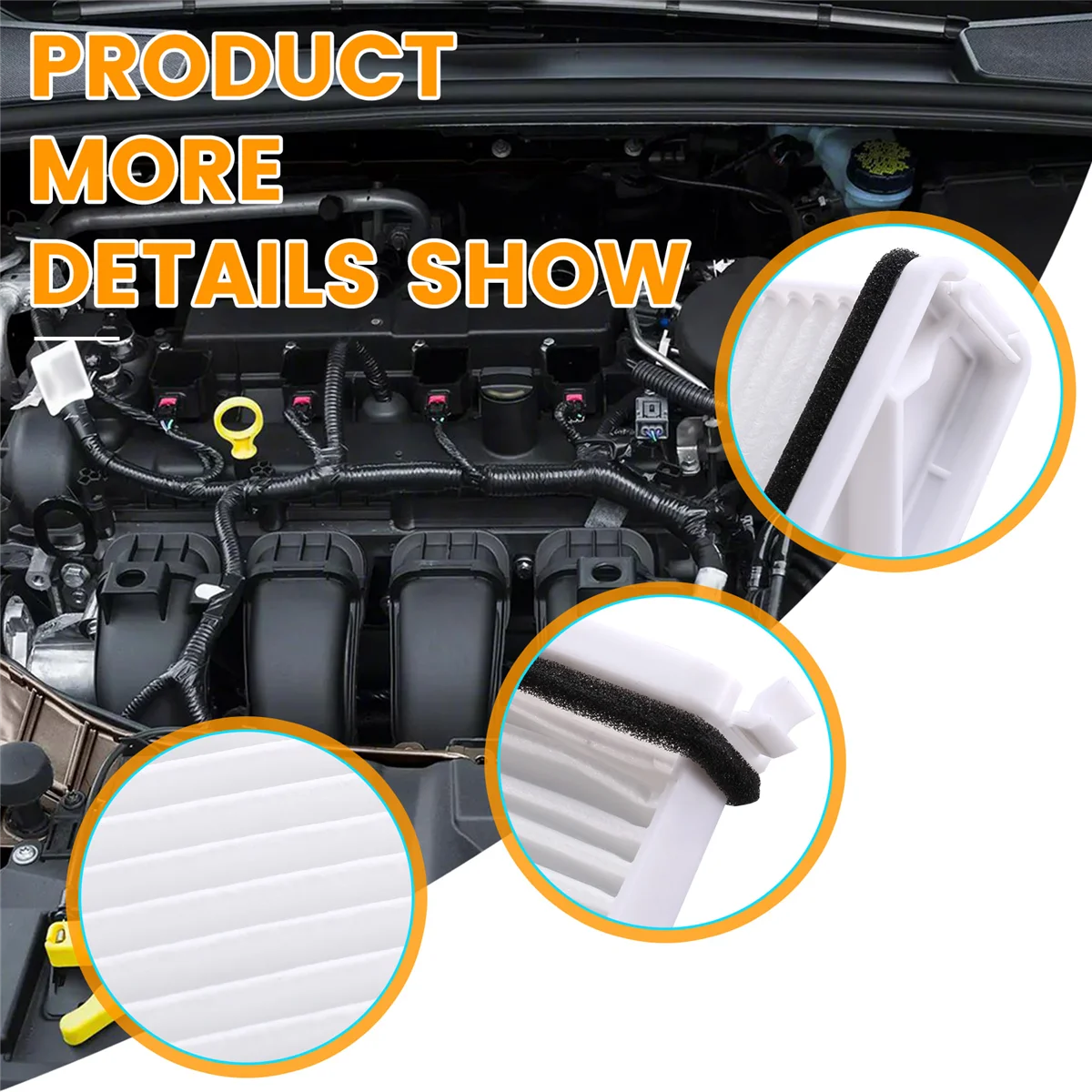 #126F Cabin Air Filter Fit for Mazda CX-90 2024 2025 CX-70 2025 Replace ...