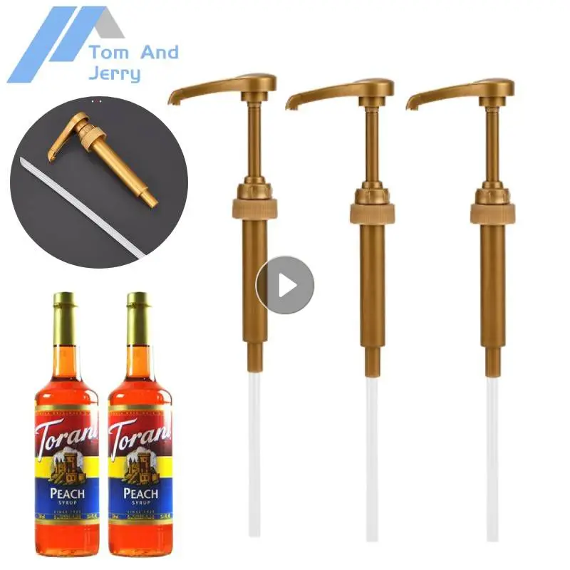 1/5 Pcs Coffee Dispenser Syrup Pump Milk Tea Liquid Dispenser Portable ...