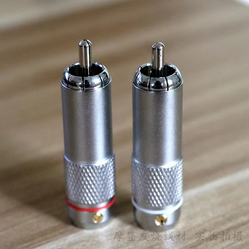 OYAIDE-Electric-Emperor-pure-copper-Rhodium-Plated-RCA-Male-Connector ...
