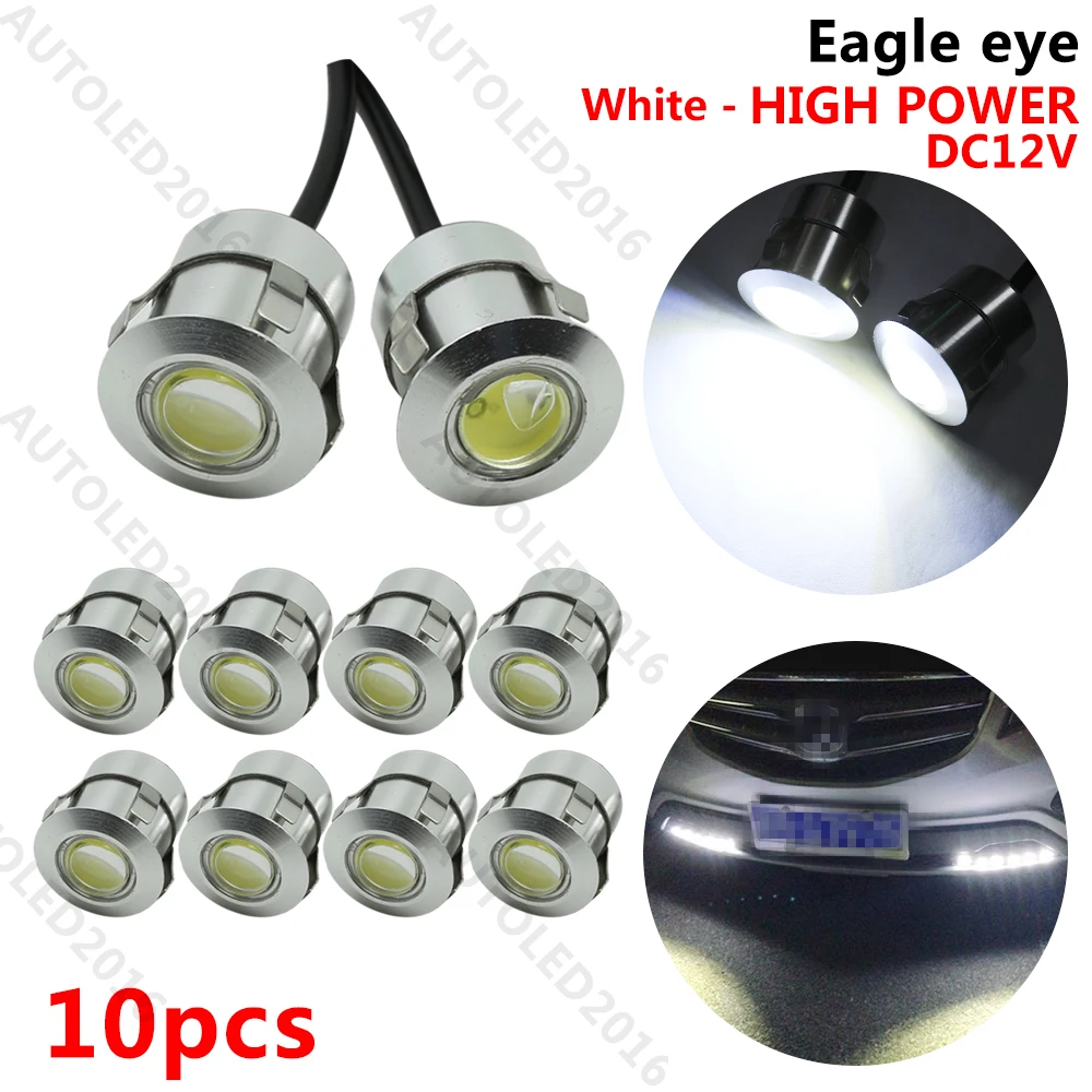 10pcs-Eagle-Eye-LED-Reverse-Sensor-Laser-High-Power-DRL-Daytime-Running ...