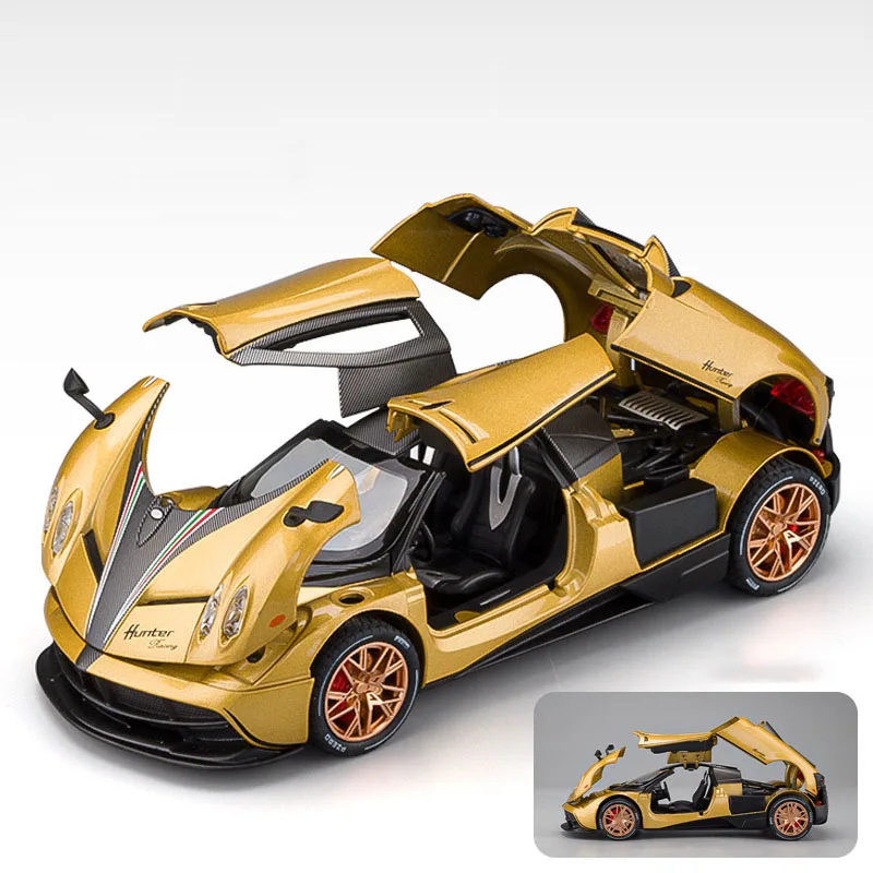 1:22 Scale Diecast Super Sport Car Pagani Huayra Metal Model With Light ...